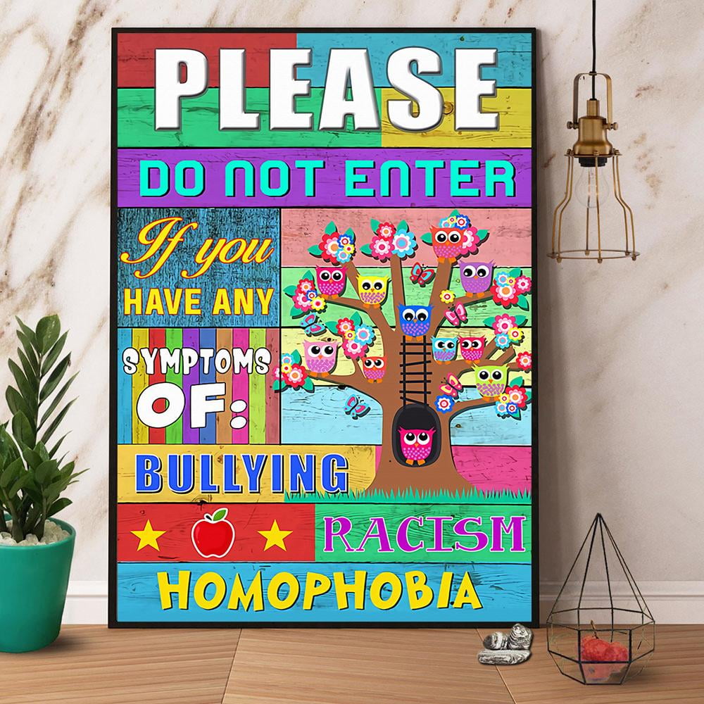 Teacher Please Do Not Enter Paper Poster No Frame Matte Wall Art Decor ...