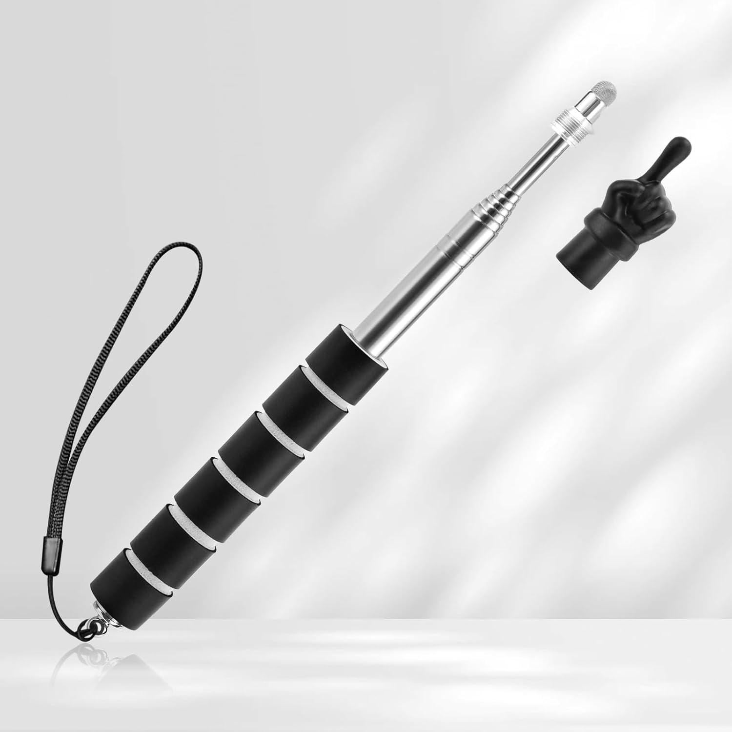 Teacher Pointer Finger Stick with Felt Head, Extendable Classroom Hand ...