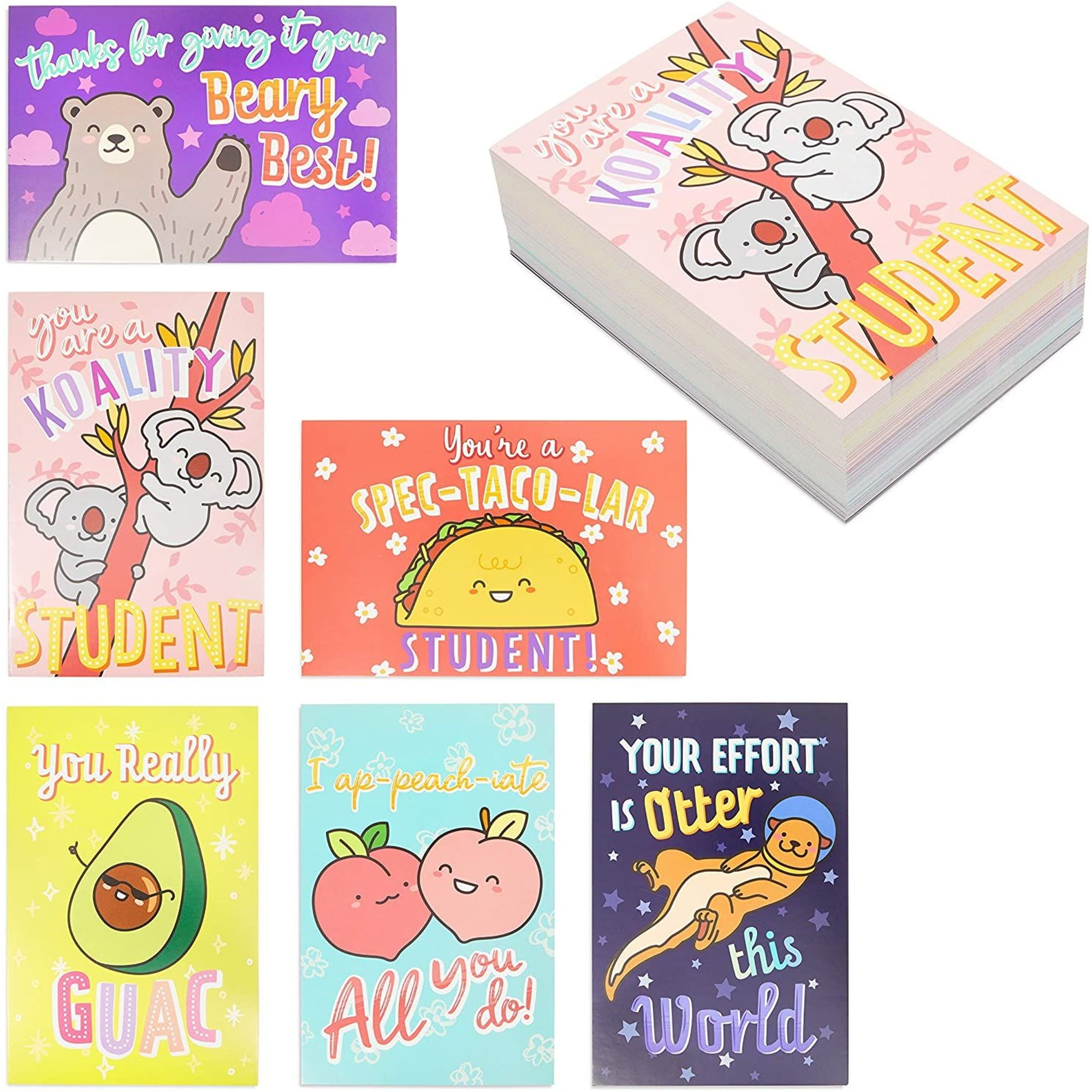 96 Pack Teacher Postcards for Students – 4x6 Inch, Classroom Postcards ...