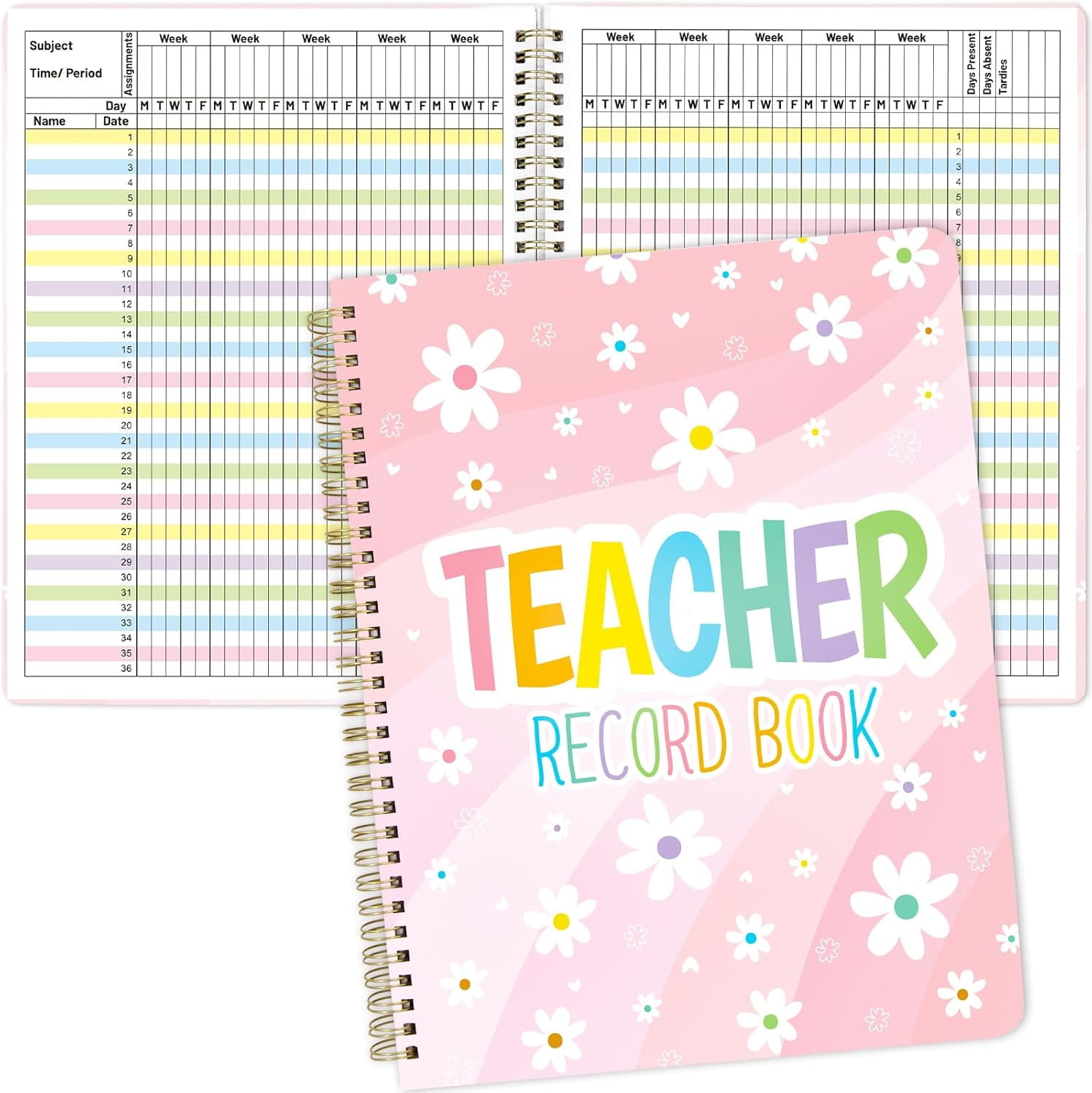 Teacher Record Class Grade Book for Teacher Assignments Attendance ...