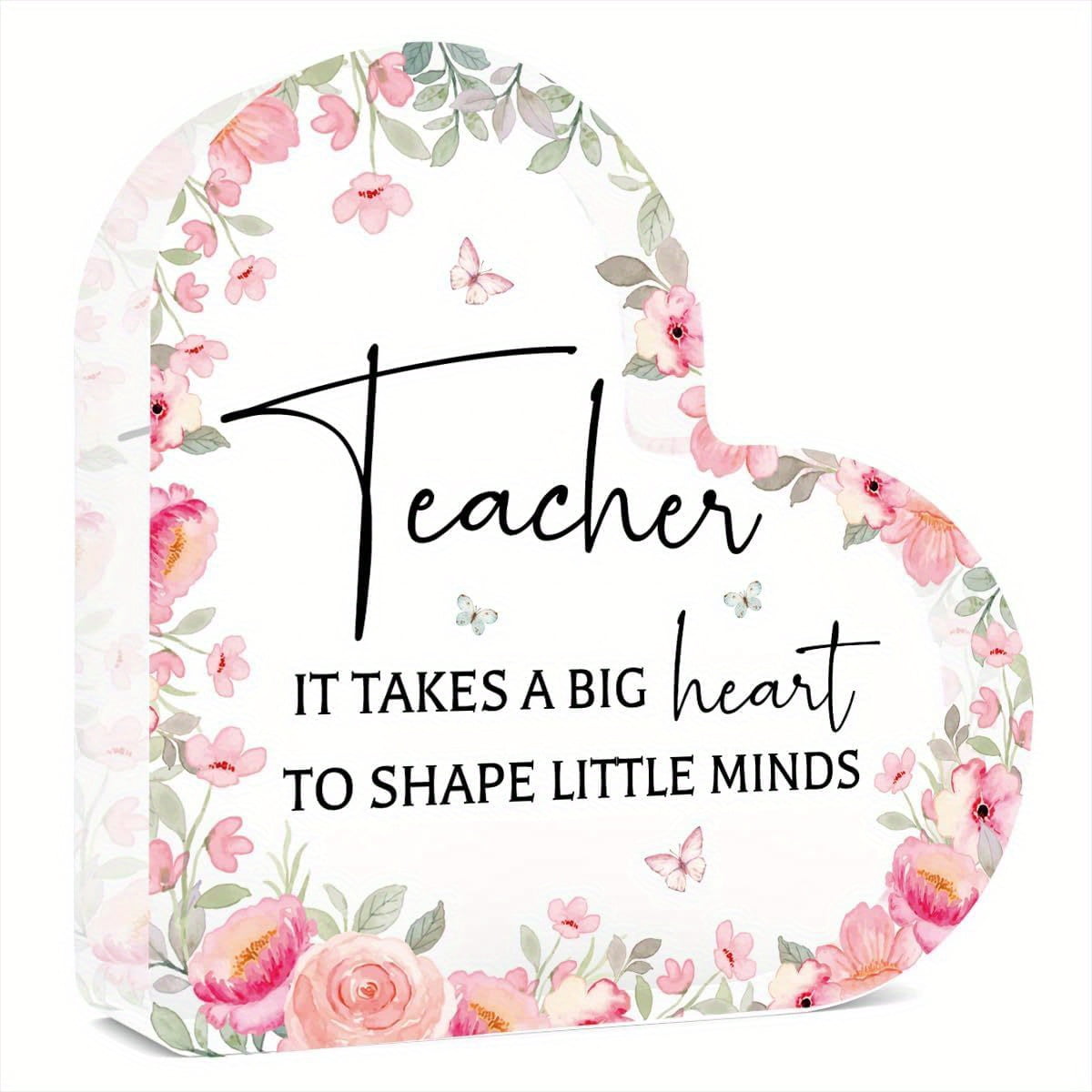 Teacher'S Day Gift, Teacher Appreciation Gift Acrylic Plaque, Thank You ...