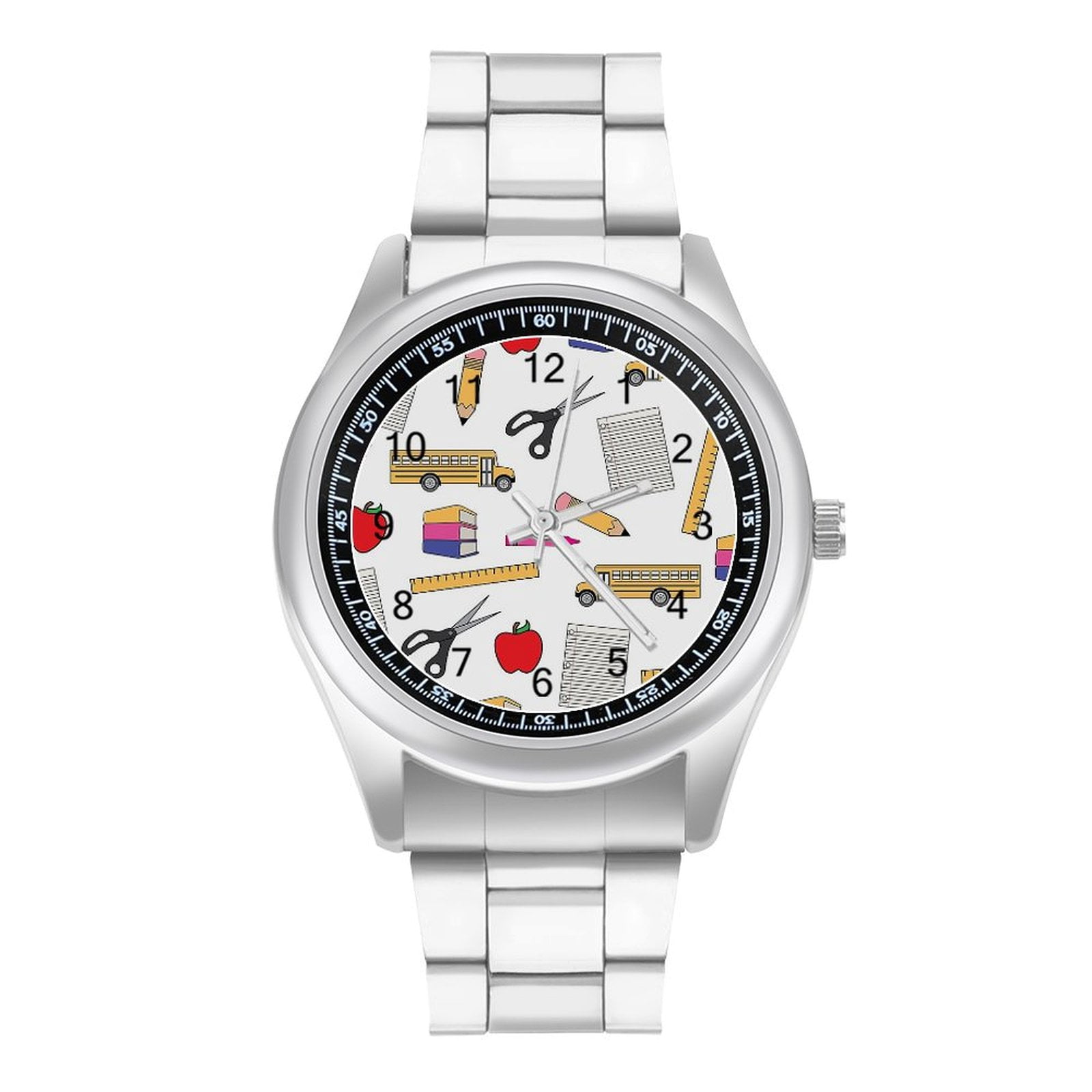 Teacher & School Item Mix Three Wrist Watches for Men Metal Band Watch ...