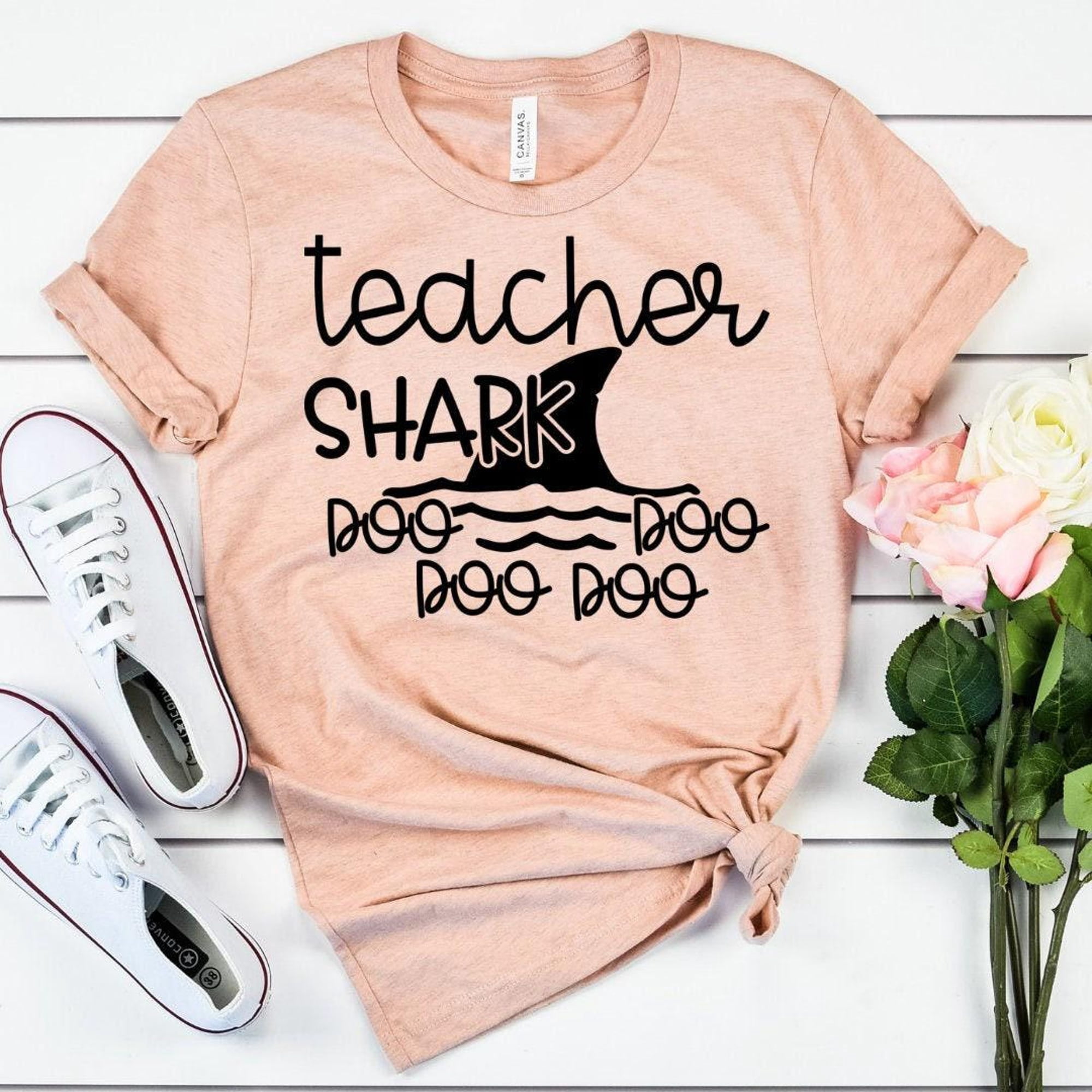 Teacher Shark TShirt Kindergarten Tee - Walmart.com