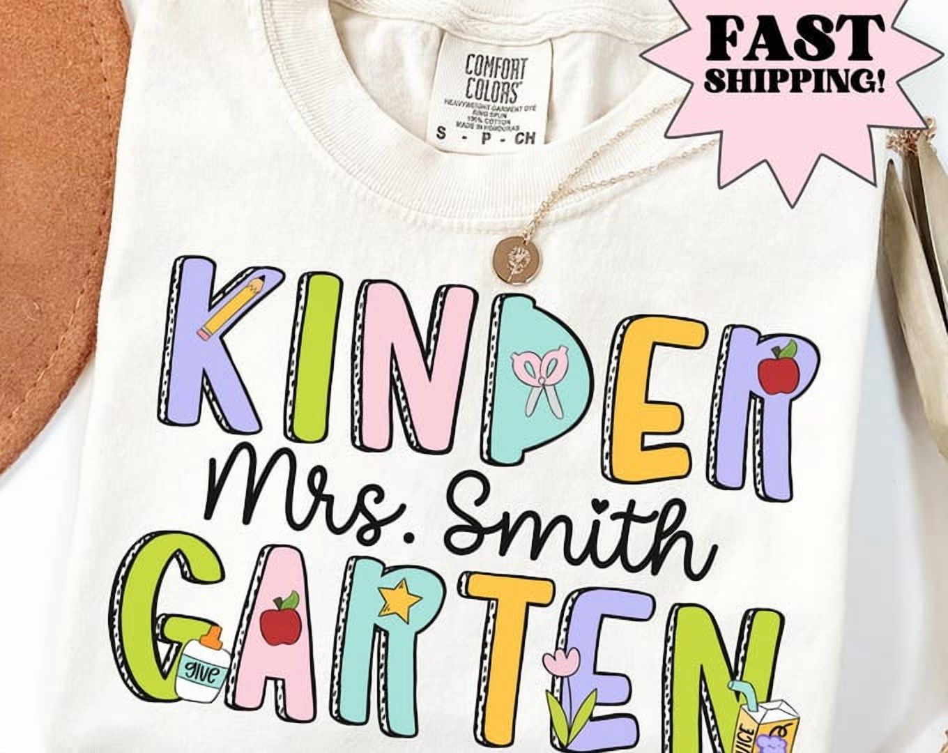 Teacher Shirt, Kindergarten Teacher Shirt, Kindergarten Shirt, Back to ...