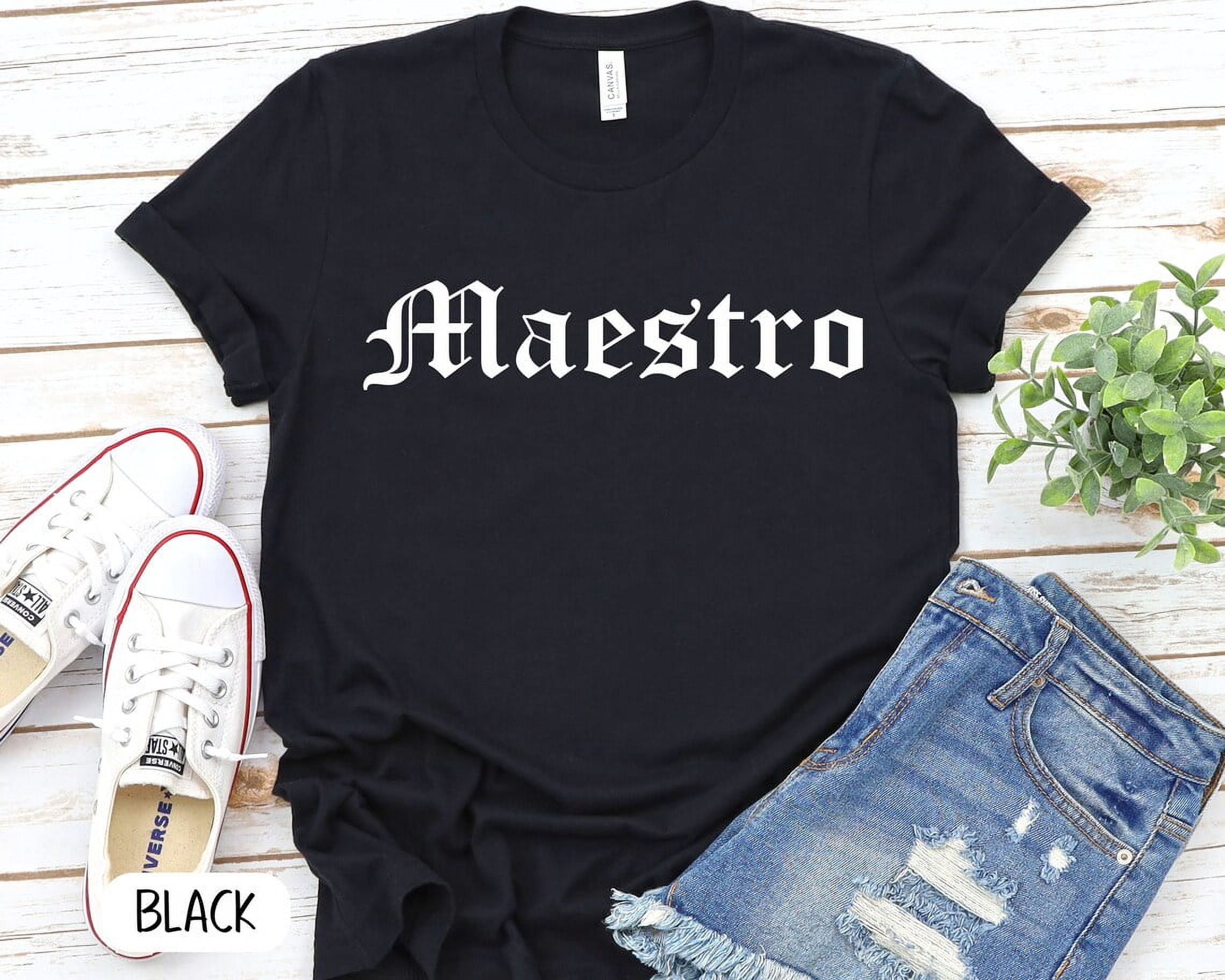Teacher Shirt, Maestro, Teacher Gift, Teacher Tee, Professor, Bilingual ...