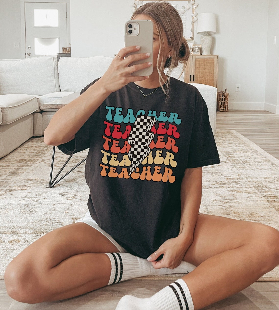 Teacher Shirt, Retro Teacher Shirt, Checkered Teacher Tee, Gito School ...