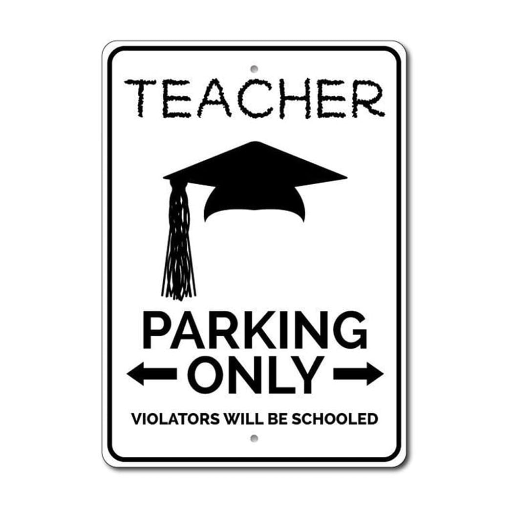 Teacher Sign, Teacher Parking Sign, Teacher Sign, Teacher Appreciation ...