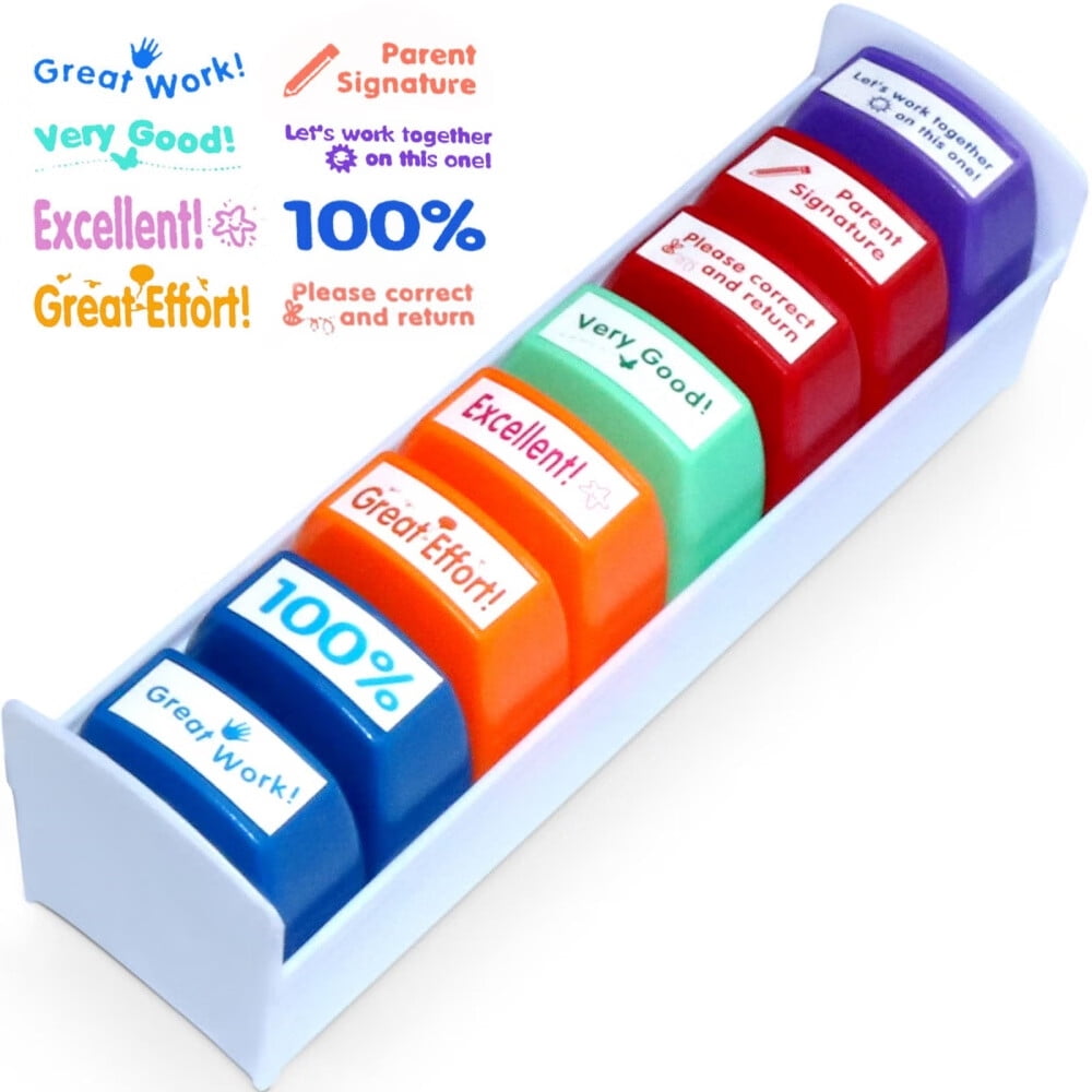 Teacher Stamps Self-Inking Homework Encouraging Grading Stamp Teacher ...