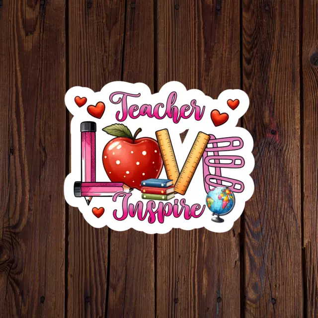 Teacher Sticker #Teacherlife Teacher Appreciation Gift Laptop Sticker ...