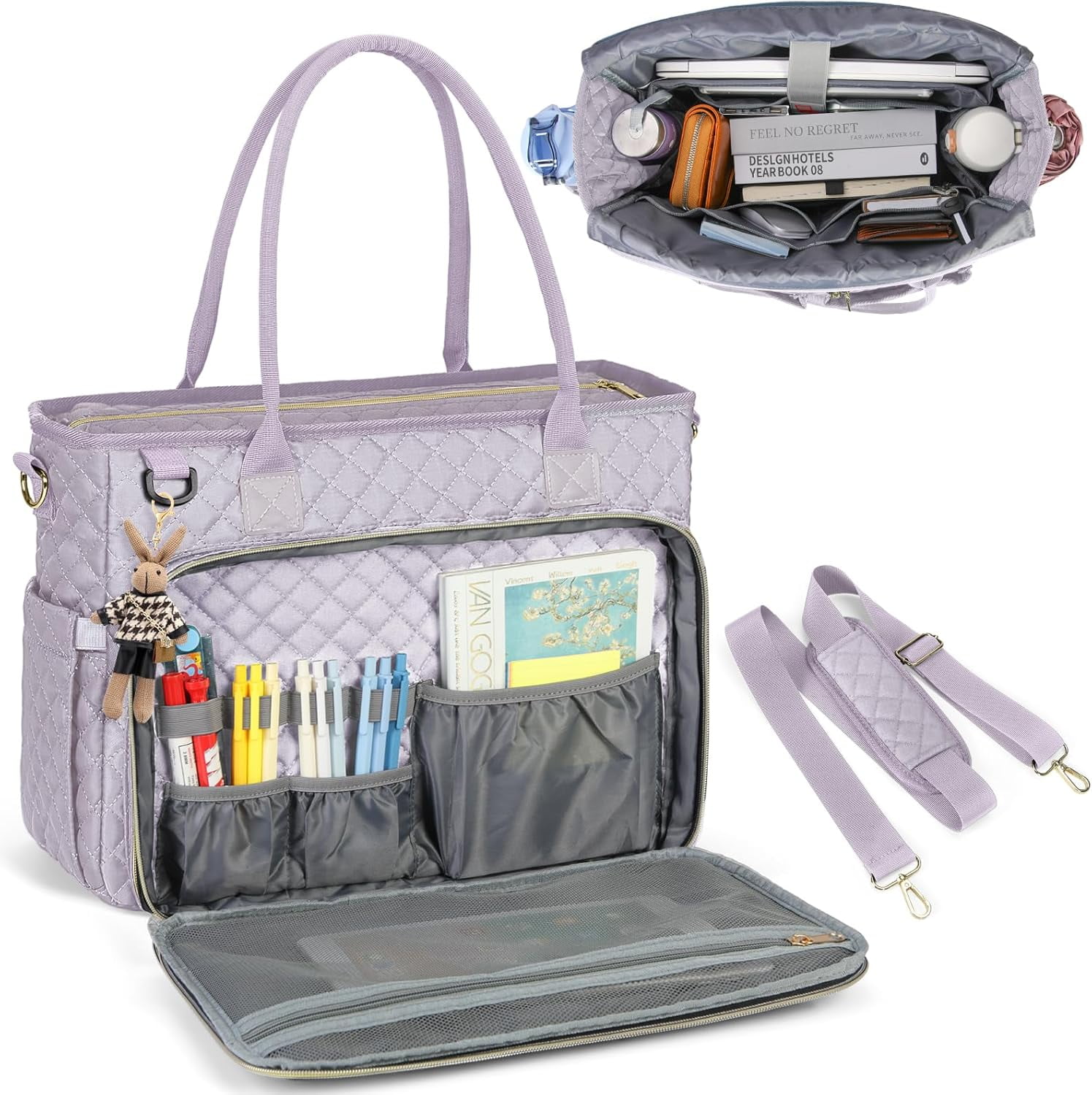 Teacher Tote Bag 15.6 inch Laptop Bag for Women Work Bags Laptop Tote ...