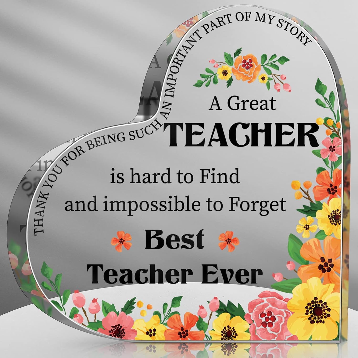 Teacher Valentine Gift Teacher Appreciation Gifts Teacher Thank You ...