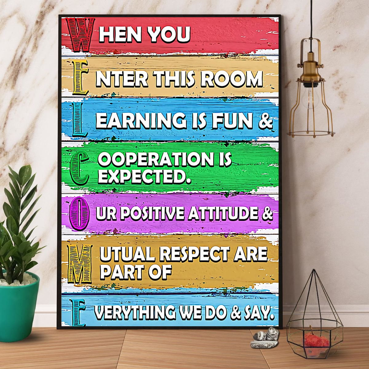 Teacher Welcome Learning Is Fund & Cooperations Is Expected Paper ...