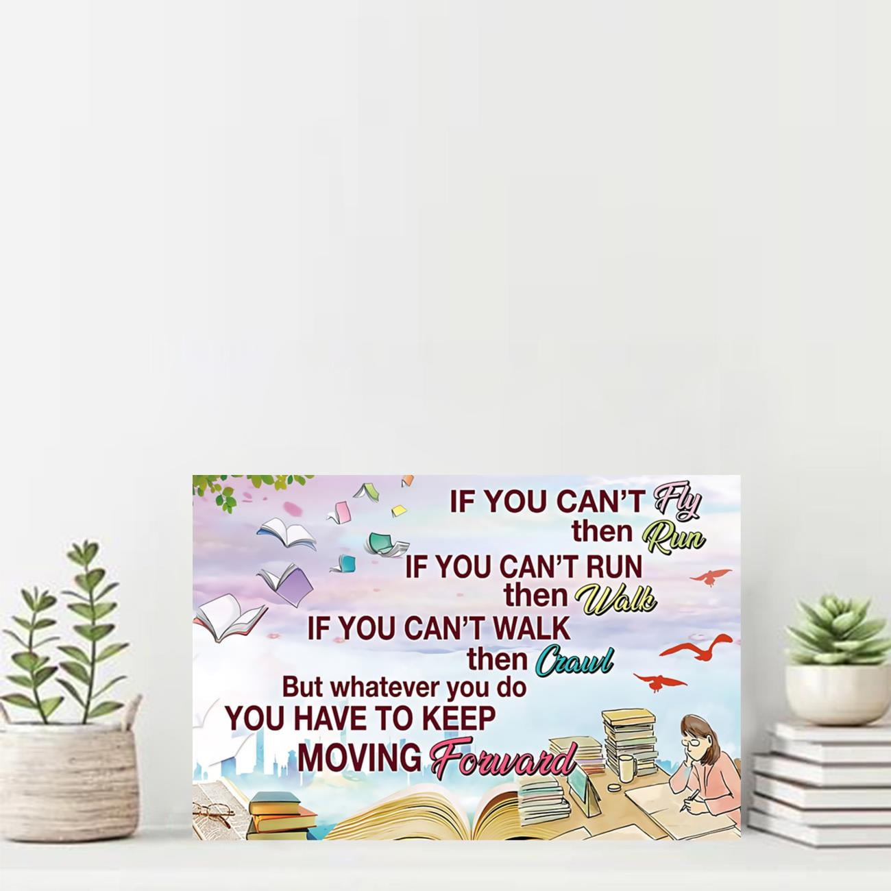 Teacher You Have To Keep Moving Forward Poster Teacher Poster Gift for ...