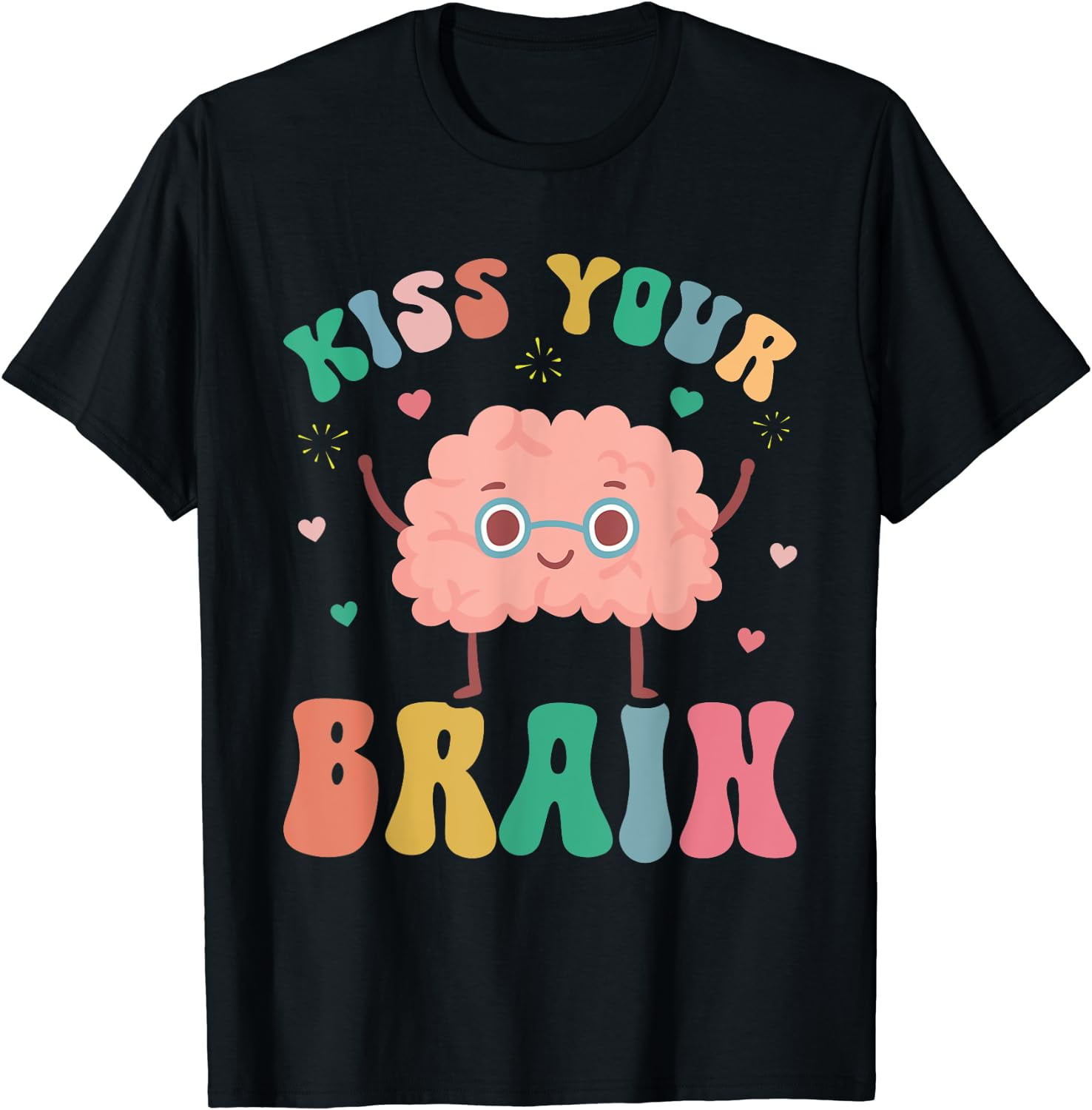 Teacher kiss your brain student Cute Funny Back To School T-Shirt ...