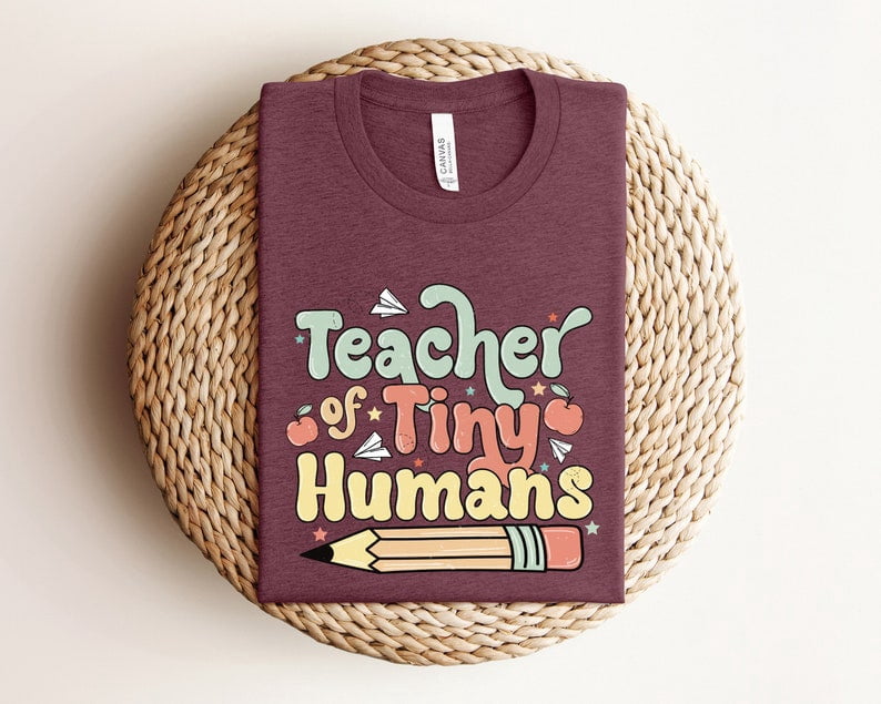 Teacher of Tiny Humans Shirt, Preschool Teacher Gift - Walmart.com