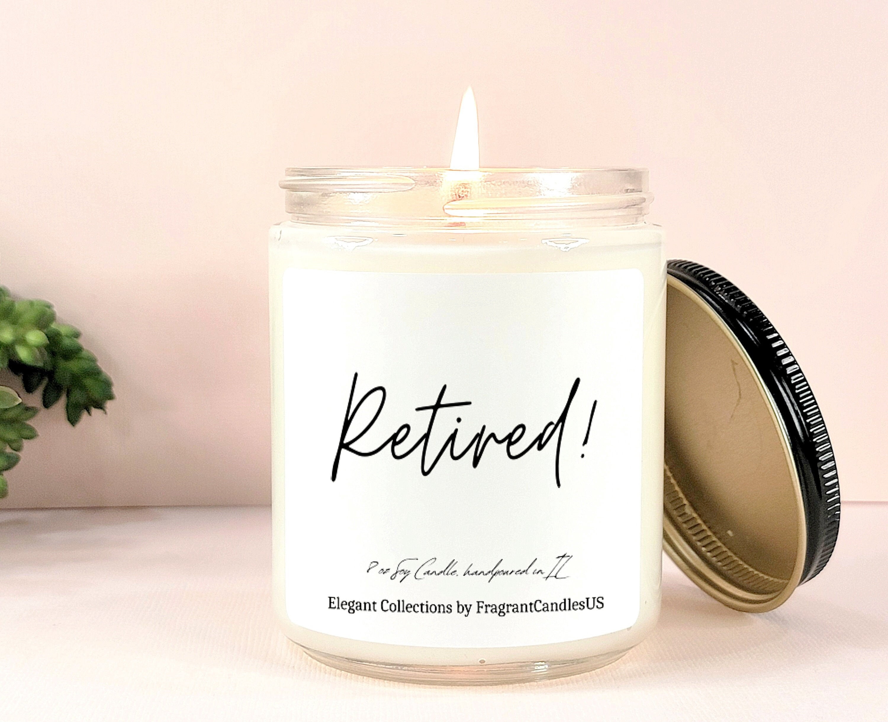 Teacher retirement, Retirement Gift, retirement gift candles ...