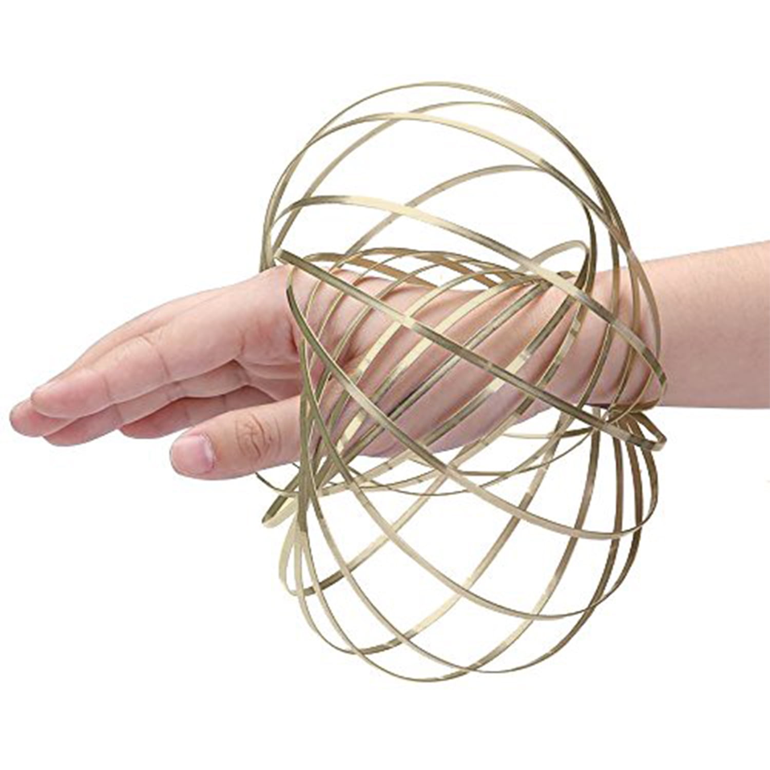 Teacher's Choice Kinetic Educational Spring Toy - 3D Shaped Flow Ring ...
