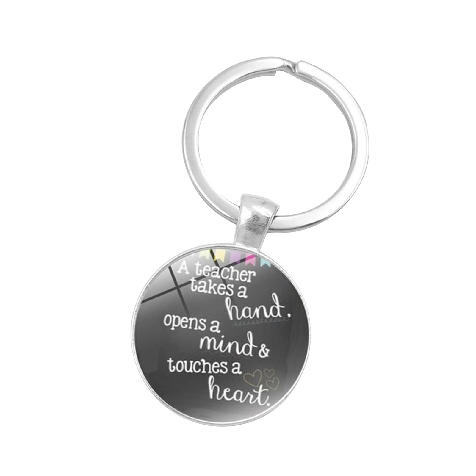 Teacher's Day Gift Time Gem Keychain - Creative Glittering Enamel Time ...