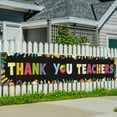 Teachers Appreciation Week Decorations Thank You Teachers Fence Banner ...