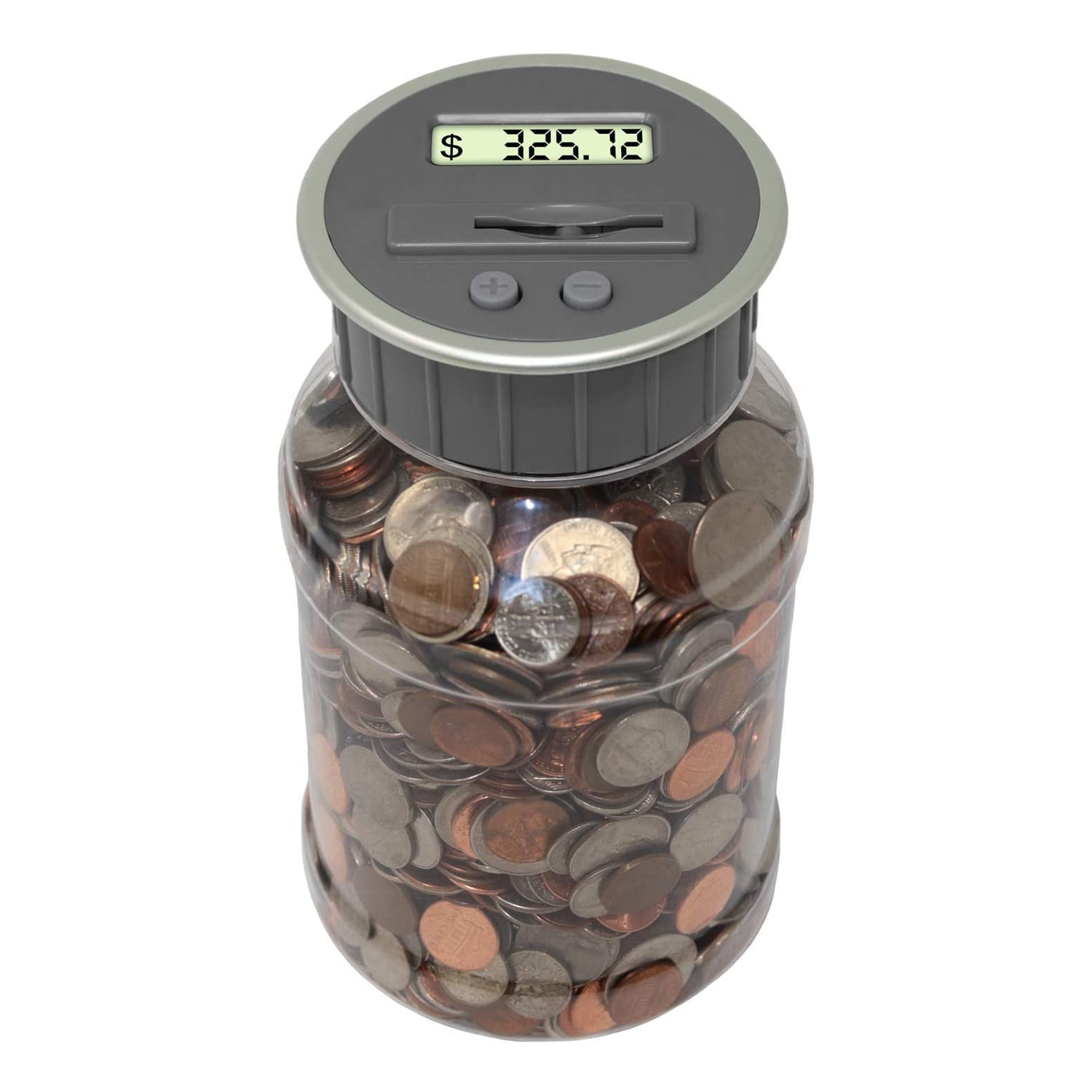 Teachers Choice CB-ZND4-L72B Digital Coin Bank Jar - Walmart.com