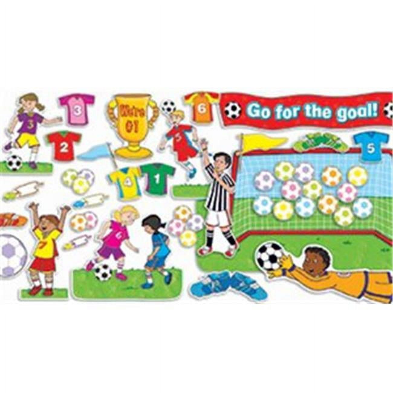 Teachers Friend TF-8406 Soccer Goals Bulletin Board Set Gr Pk-5 ...