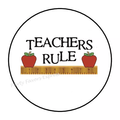 Teachers Rule Sticker Party Favors Sticker Envelope Seals Labels ...