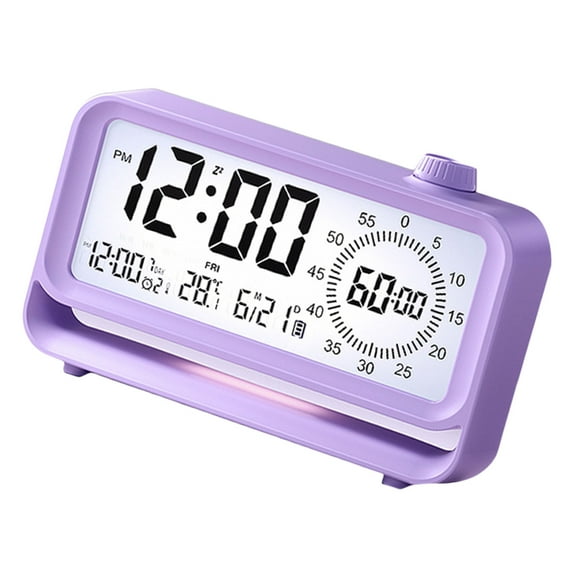 Teaching Aid Visual Timers Digital Alarm Clock Rechargeable LCD Display ...