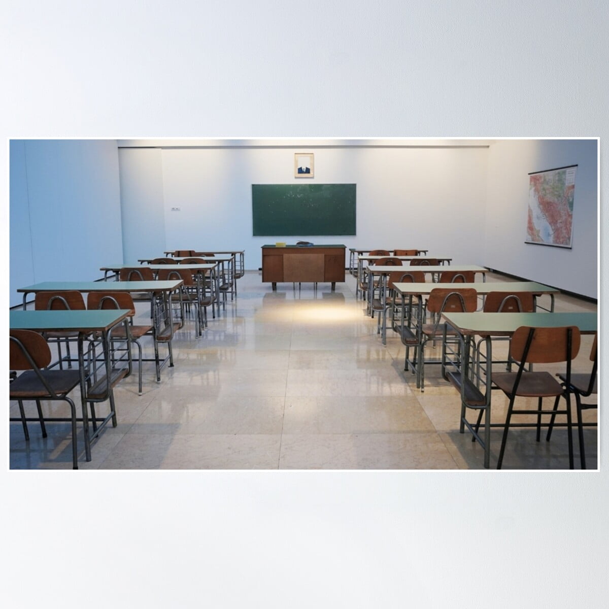 Teaching Background. Classroom Background Poster Wall Art, Modern Wall ...