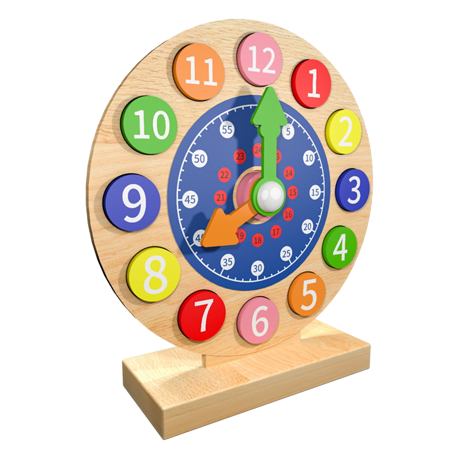 Teaching Clocks for Kids | Wooden Learn To Tell Time Clock for Kid ...