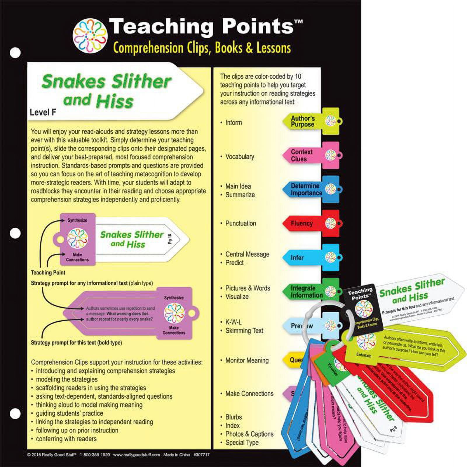 Teaching Points™: Clips & Trifold Lesson Plan - Snakes Slither And Hiss ...