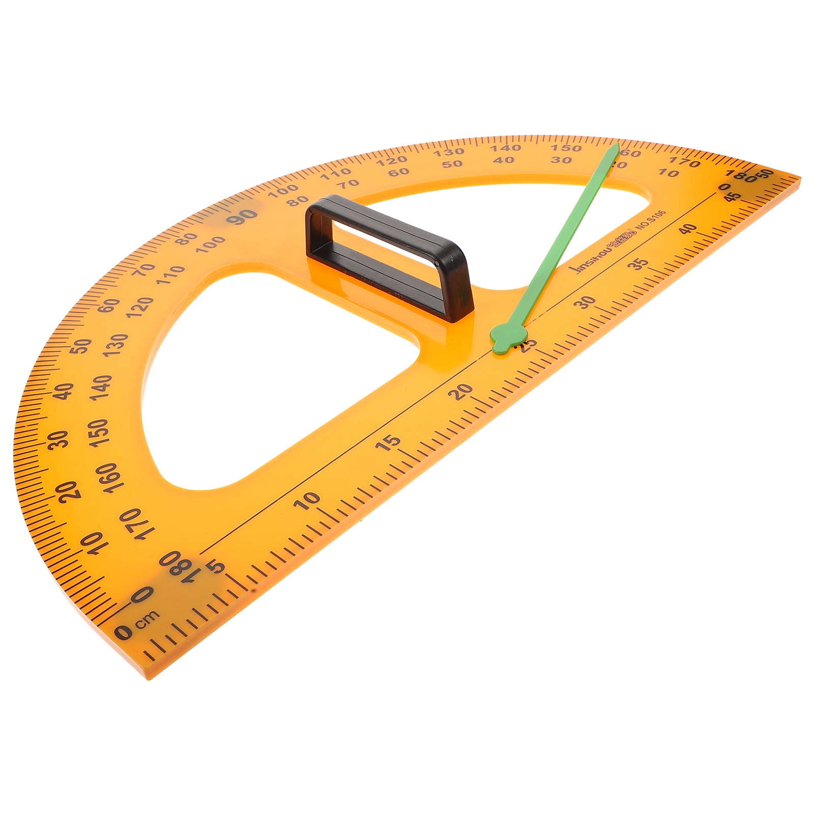 Teaching Protractor Compass Hand Tool Supply Protractor Metal Teaching Supply Math Teaching Tool