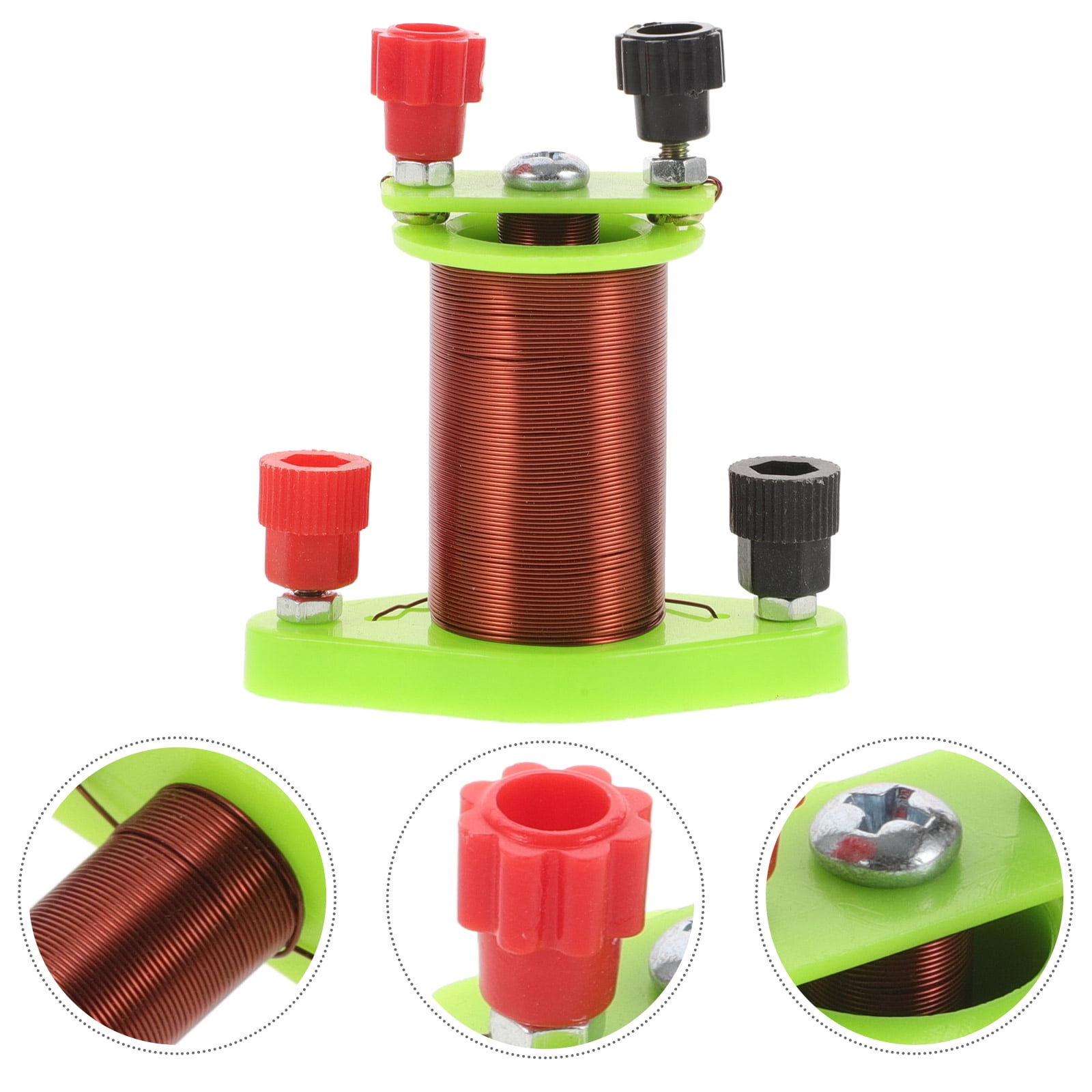 FOLOYORI Teaching Coil Solenoid Coil Metal 1Pack 2.4X2.2X1.1In For ...