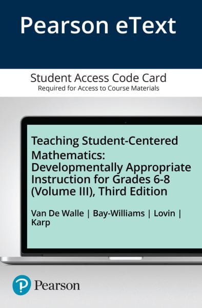 Pre-Owned Teaching Student-Centered Mathematics: Developmentally ...