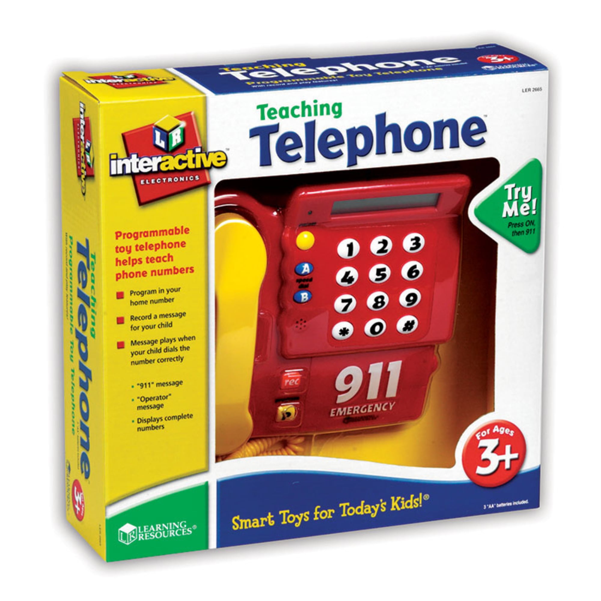 Learning Resources Children's Pretend Play Teaching Telephone, Toy ...