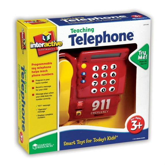Learning Resources Children's Pretend Play Teaching Telephone, Toy ...