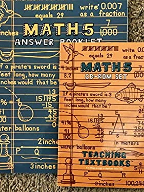 Pre-Owned Teaching Text Books Math 5 Work Book And The Answer Keys. by ...