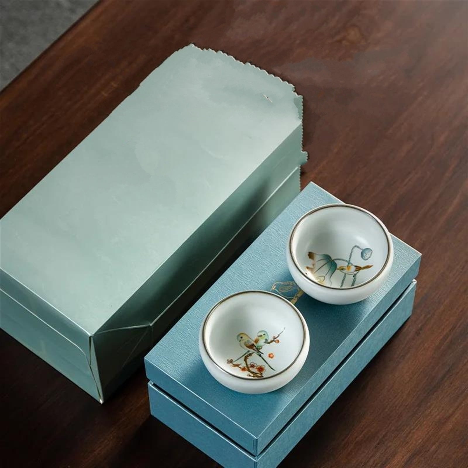 Teacup Ceramic Tea Cup Set Pair Cup Kung Fu Tea Set Small Tea Bowl Tea ...