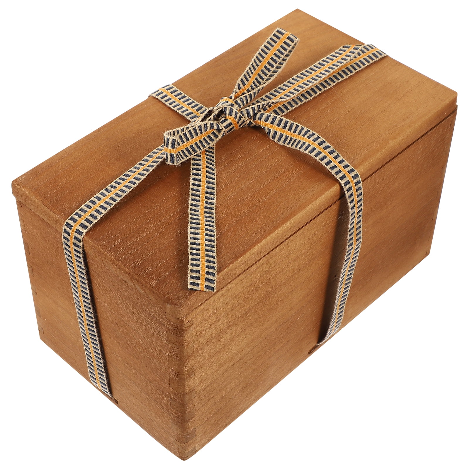 TABLZONE Retro Teacup Wood Box with Hinged Lid for Gift Packaging and ...
