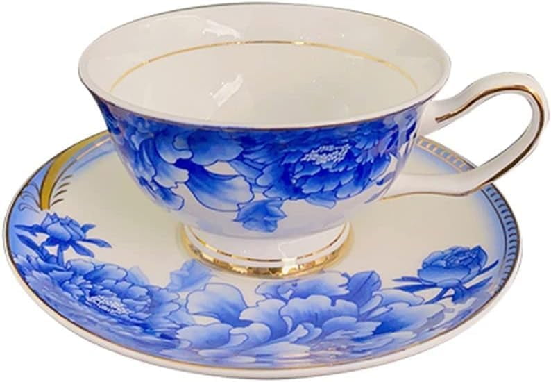 Teacup Set Kitchenware Cups Saucers Porcelain Bone China Coffee Cups ...