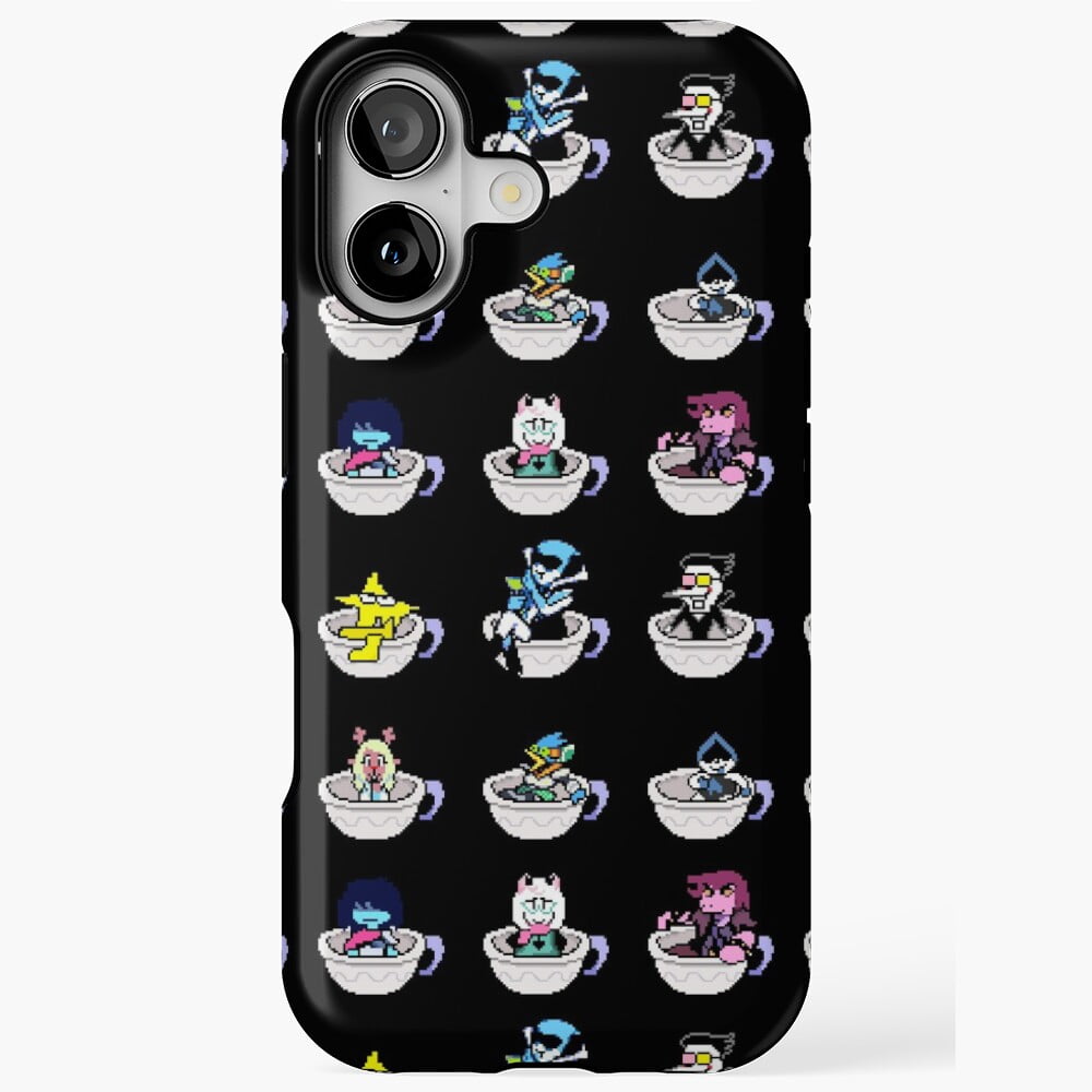 Teacup Squad Meme Retro Pixel Cartoon Cute Funny Case for iPhone 17 16 ...