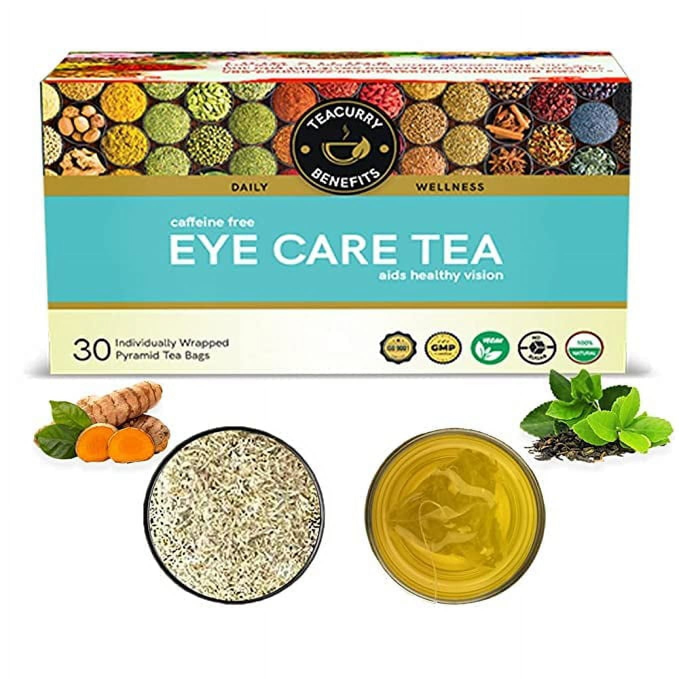 Teacurry Eye Care Tea (30 Tea Bags, Pack Of 1 Moth) - Helps With Eye ...