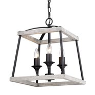 Waylon Linear Pendant in Antique Black Iron - Walmart.com
