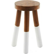 20 Inch Stool Table, Capiz Shell Inlay, Hexagonal Geometric Design ...