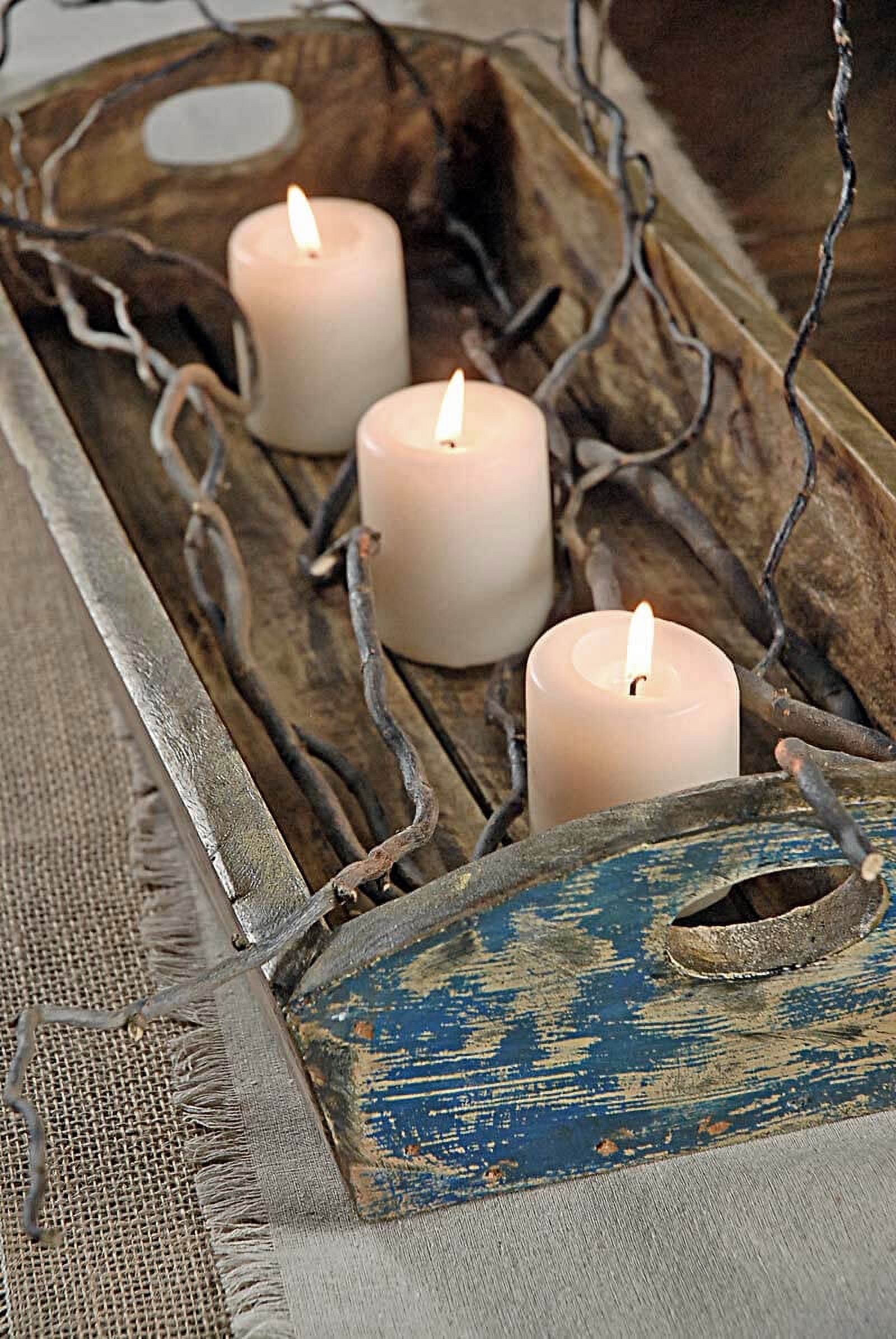 Teak 21 inches Tray with Handles - Walmart.com