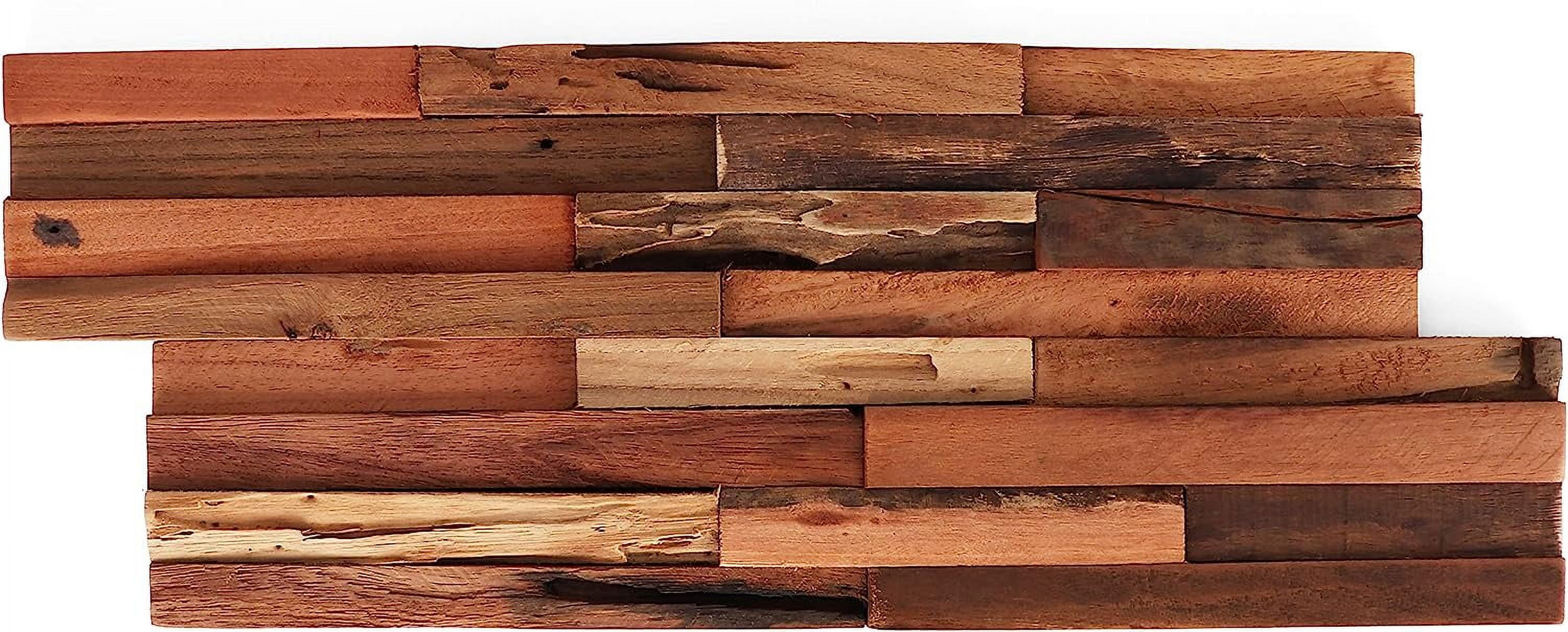 Teak 3D Wall Panels - Teak Wood Planks - Boho Wood Panels for Wall ...