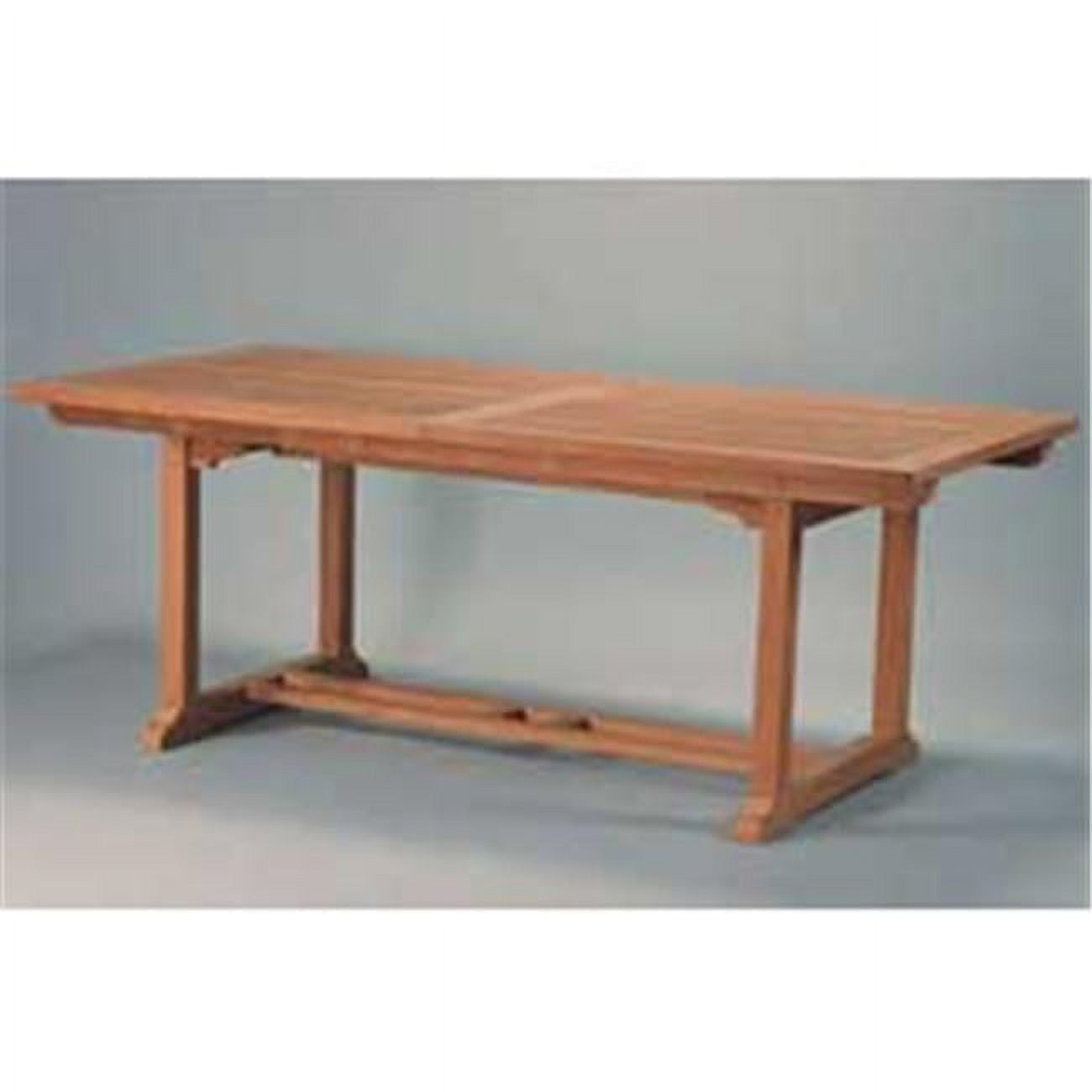 Teak 8-Foot Rectangular Extension Table - Walmart.com