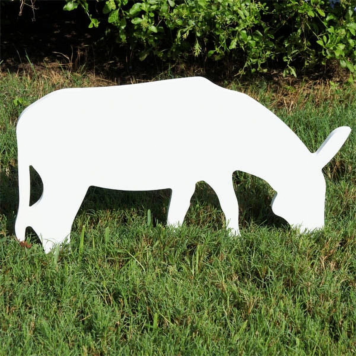 Teak Isle Outdoor Nativity Set | Weatherproof Donkey Nativity Figure ...