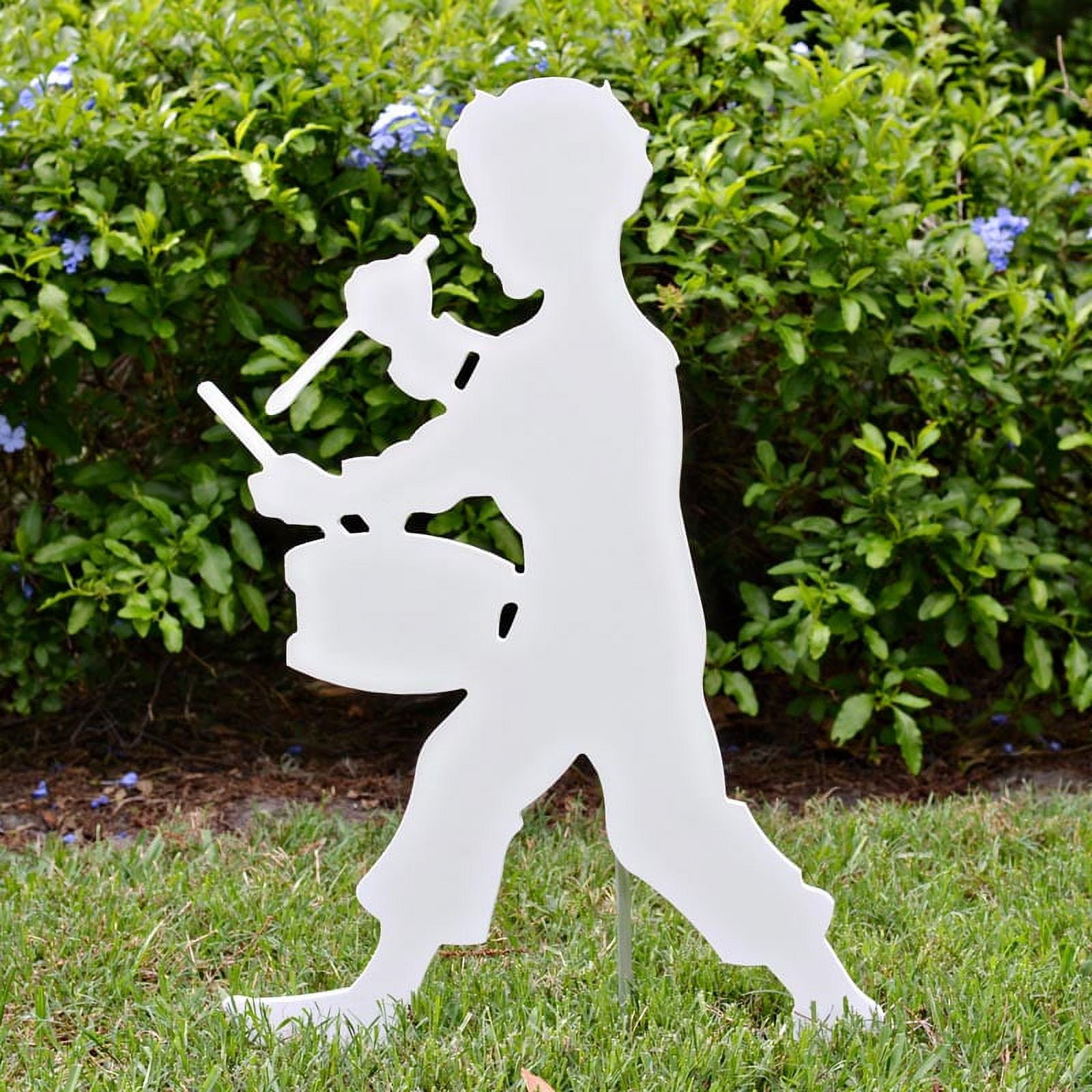 Teak Isle Outdoor Nativity Set | Weatherproof Drummer Boy Nativity ...