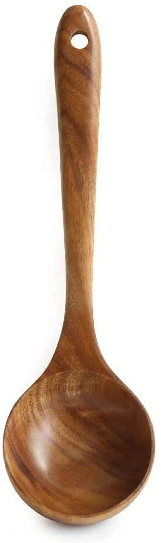 Teak Kitchen Utensils,Wooden Soup Spoon Kitchenware Seasoning Scoop ...
