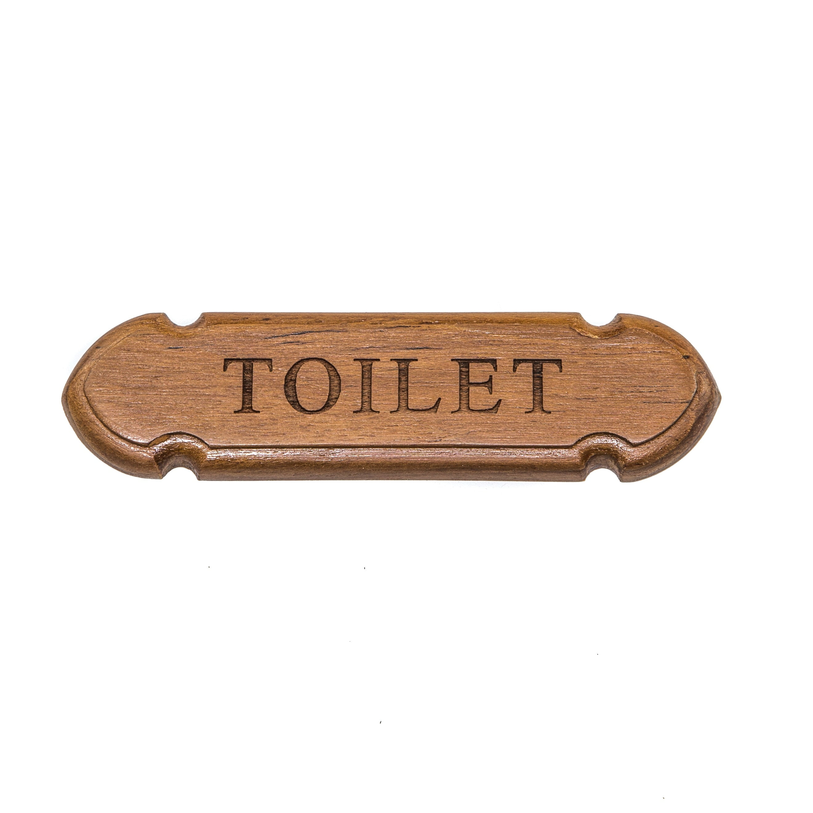 Teak Name Plate Toilet - Walmart.com